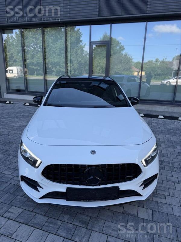 White Mercedes-Benz A 180 2018 in Riga, with an engine capacity of 1.50 L and mileage of 116 thousand km for 21000 €, photo 5 on AUTOMOTO.COM.LV