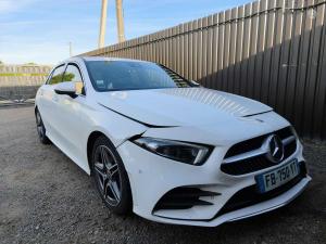 White Mercedes-Benz A 180 2018 in Kaunas, with an engine capacity of 1.46 L and mileage of 240 thousand km for 7500 €, photo  on AUTOMOTO.COM.LV
