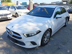 White Mercedes-Benz A 180 2019 in Marijampole, with an engine capacity of 1.46 L and mileage of 198 thousand km for 9800 €, photo  on AUTOMOTO.COM.LV