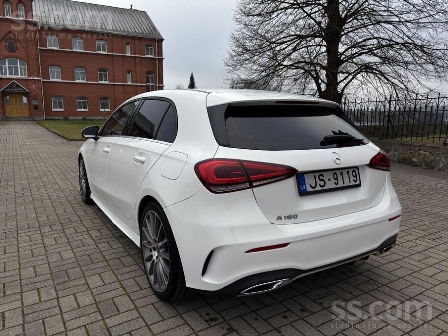 Balts Mercedes-Benz A 180 2020 Rēzekne, ar dzinēja tilpumu 1.30 L un nobraukumu 85 tūkst. km par 23300 €, foto 12 vietnē AUTOMOTO.COM.LV