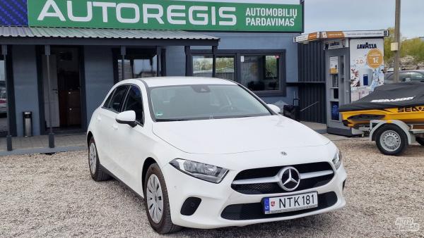 White Mercedes-Benz A 180 2021 in Kretinga, with an engine capacity of 2.00 L and mileage of 102 thousand km for 15699 €, photo 1 on AUTOMOTO.COM.LV