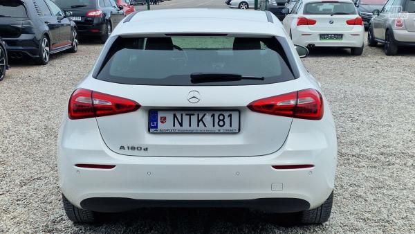 White Mercedes-Benz A 180 2021 in Kretinga, with an engine capacity of 2.00 L and mileage of 102 thousand km for 15699 €, photo 6 on AUTOMOTO.COM.LV