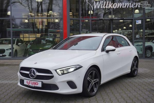 White Mercedes-Benz A 180 2018 in Kaunas, with an engine capacity of 1.30 L and mileage of 96 thousand km for 25480 €, photo 1 on AUTOMOTO.COM.LV