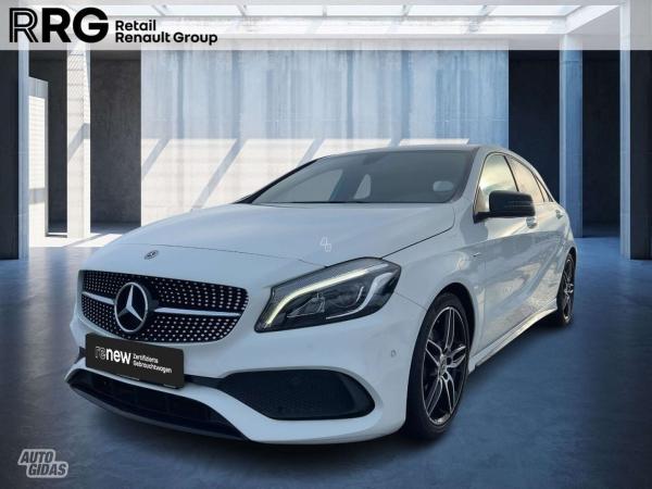 White Mercedes-Benz A 180 2018 in Kaunas, with an engine capacity of 1.60 L and mileage of 57 thousand km for 22287 €, photo 1 on AUTOMOTO.COM.LV