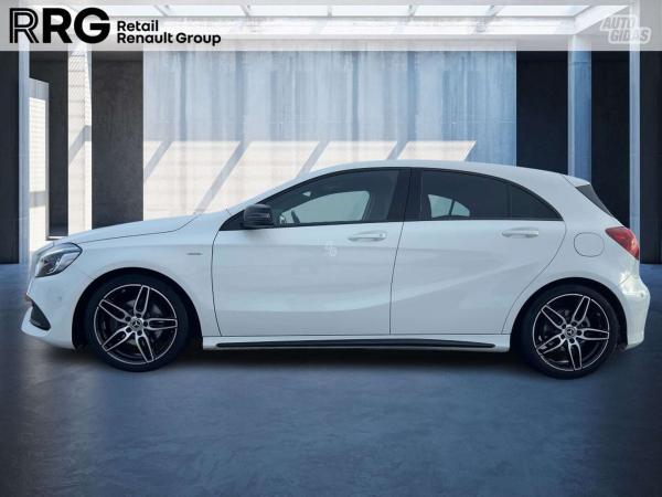 White Mercedes-Benz A 180 2018 in Kaunas, with an engine capacity of 1.60 L and mileage of 57 thousand km for 22287 €, photo 2 on AUTOMOTO.COM.LV
