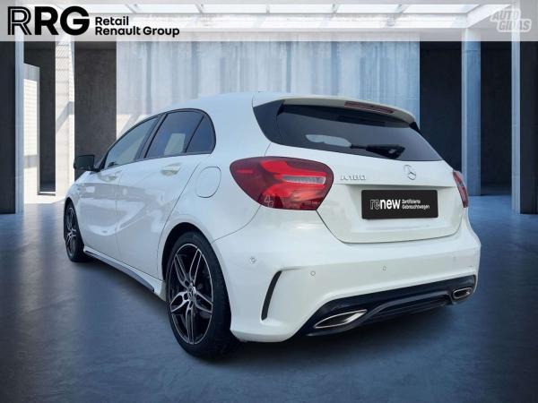 White Mercedes-Benz A 180 2018 in Kaunas, with an engine capacity of 1.60 L and mileage of 57 thousand km for 22287 €, photo 4 on AUTOMOTO.COM.LV