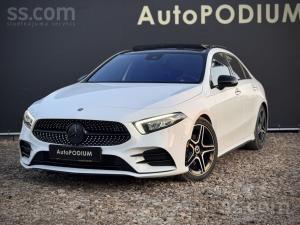 White Mercedes-Benz A 180 2020 in Riga, with an engine capacity of 1.50 L and mileage of 88 thousand km for 26650 €, photo  on AUTOMOTO.COM.LV
