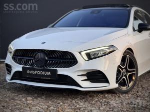 White Mercedes-Benz A 180 2020 in Riga, with an engine capacity of 1.50 L and mileage of 88 thousand km for 26650 €, photo 3 on AUTOMOTO.COM.LV