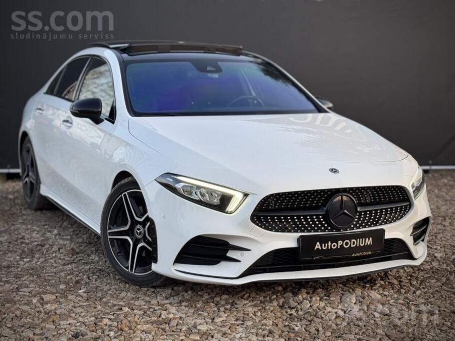 White Mercedes-Benz A 180 2020 in Riga, with an engine capacity of 1.50 L and mileage of 88 thousand km for 26650 €, photo 9 on AUTOMOTO.COM.LV