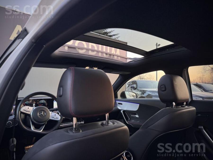 White Mercedes-Benz A 180 2020 in Riga, with an engine capacity of 1.50 L and mileage of 88 thousand km for 26650 €, photo 23 on AUTOMOTO.COM.LV