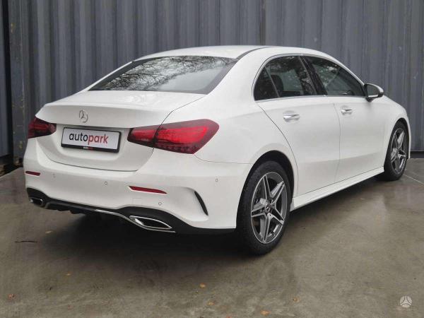 White Mercedes-Benz A 180 2024 in Vilnius, with an engine capacity of 1.33 L and mileage of 18 thousand km for 28900 €, photo 4 on AUTOMOTO.COM.LV
