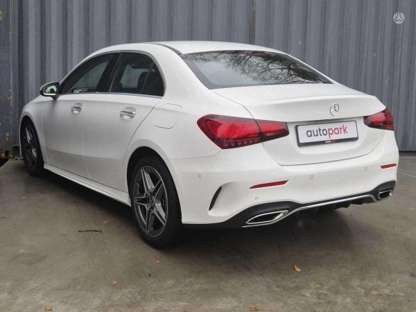 White Mercedes-Benz A 180 2024 in Vilnius, with an engine capacity of 1.33 L and mileage of 18 thousand km for 28900 €, photo 5 on AUTOMOTO.COM.LV