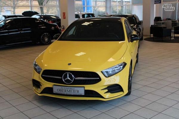 Yellow Mercedes-Benz A 180 2020 in Kaunas, with an engine capacity of 1.30 L and mileage of 62 thousand km for 27499 €, photo 3 on AUTOMOTO.COM.LV