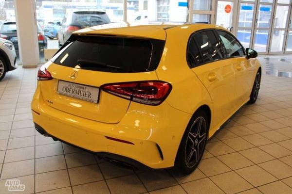 Yellow Mercedes-Benz A 180 2020 in Kaunas, with an engine capacity of 1.30 L and mileage of 62 thousand km for 27499 €, photo 9 on AUTOMOTO.COM.LV