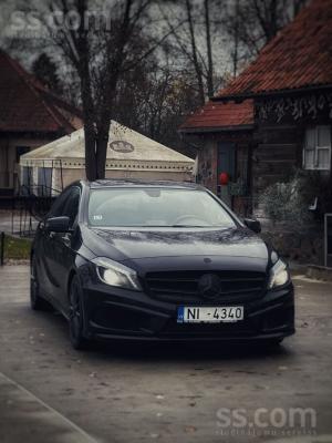 Black Mercedes-Benz A 200 2014 in Valmiera, with an engine capacity of 2.20 L and mileage of 180 thousand km for 14900 €, photo 8 on AUTOMOTO.COM.LV