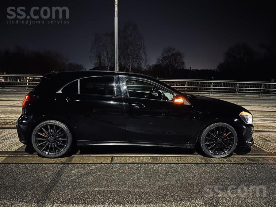 Black Mercedes-Benz A 200 2014 in Valmiera, with an engine capacity of 2.20 L and mileage of 180 thousand km for 14900 €, photo 14 on AUTOMOTO.COM.LV