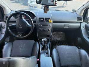 Black Mercedes-Benz A 200 2007 in Vilnius, with an engine capacity of 1.99 L and mileage of 309 thousand km for 999 €, photo 10 on AUTOMOTO.COM.LV