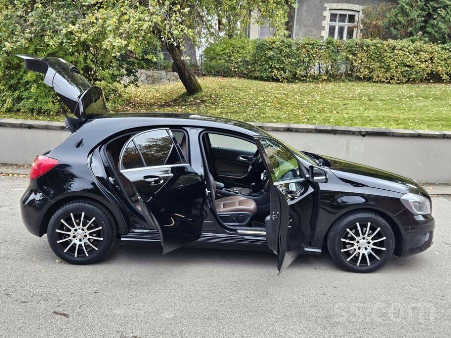 Melns Mercedes-Benz A 200 2012 Jēkabpils, ar dzinēja tilpumu 1.80 L un nobraukumu 283 tūkst. km par 7990 €, foto 22 vietnē AUTOMOTO.COM.LV