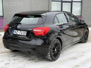 Black Mercedes-Benz A 200 2013 in Riga, with an engine capacity of 1.80 L and mileage of 194 thousand km for 9900 €, photo 4 on AUTOMOTO.COM.LV