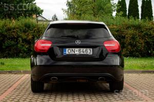 Black Mercedes-Benz A 200 2013 in Jelgava, with an engine capacity of 1.80 L and mileage of 185 thousand km for 9600 €, photo 6 on AUTOMOTO.COM.LV