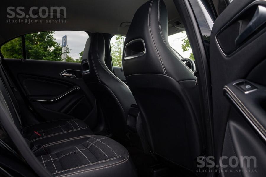 Black Mercedes-Benz A 200 2013 in Jelgava, with an engine capacity of 1.80 L and mileage of 185 thousand km for 9600 €, photo 10 on AUTOMOTO.COM.LV