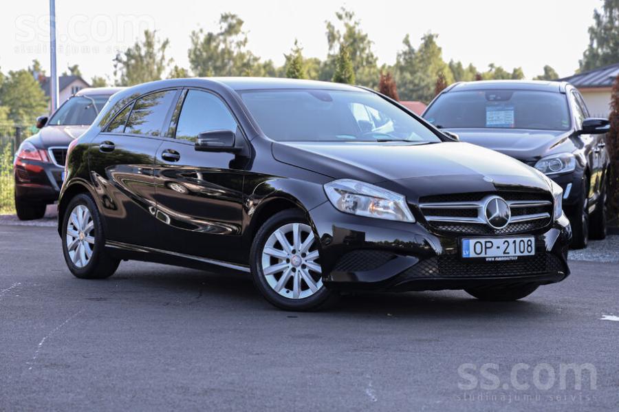 Melns Mercedes-Benz A 200 2013 Jelgava, ar dzinēja tilpumu 1.80 L un nobraukumu 0 tūkst. km par 7990 €, foto 4 vietnē AUTOMOTO.COM.LV