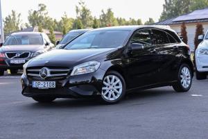 Melns Mercedes-Benz A 200 2013 Jelgava, ar dzinēja tilpumu 1.80 L un nobraukumu 249 tūkst. km par 7990 €, foto  vietnē AUTOMOTO.COM.LV