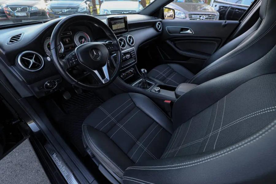 Melns Mercedes-Benz A 200 2013 Jelgava, ar dzinēja tilpumu 1.80 L un nobraukumu 249 tūkst. km par 7990 €, foto 9 vietnē AUTOMOTO.COM.LV