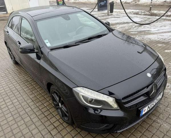 Melns Mercedes-Benz A 200 2014 Viļņa, ar dzinēja tilpumu 2.14 L un nobraukumu 199 tūkst. km par 7300 €, foto 2 vietnē AUTOMOTO.COM.LV