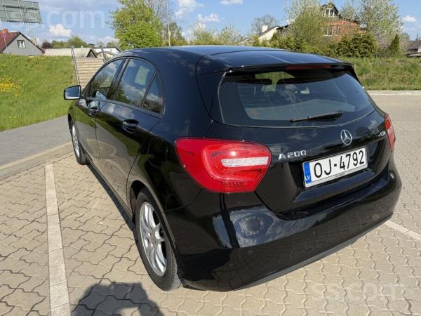 Black Mercedes-Benz A 200 2015 in Saldus, with an engine capacity of 2.20 L and mileage of 226 thousand km for 9990 €, photo 9 on AUTOMOTO.COM.LV