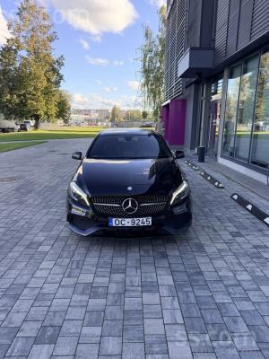 Melns Mercedes-Benz A 200 2016 Rīga, ar dzinēja tilpumu 2.00 L un nobraukumu 160 tūkst. km par 11900 €, foto  vietnē AUTOMOTO.COM.LV