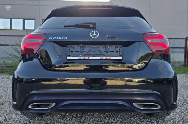 Melns Mercedes-Benz A 200 2018 Kauņa, ar dzinēja tilpumu 2.14 L un nobraukumu 240 tūkst. km par 10999 €, foto 5 vietnē AUTOMOTO.COM.LV