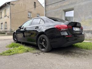 Black Mercedes-Benz A 200 2020 in Liepaja, with an engine capacity of 1.40 L and mileage of 60 thousand km for 25500 €, photo 8 on AUTOMOTO.COM.LV