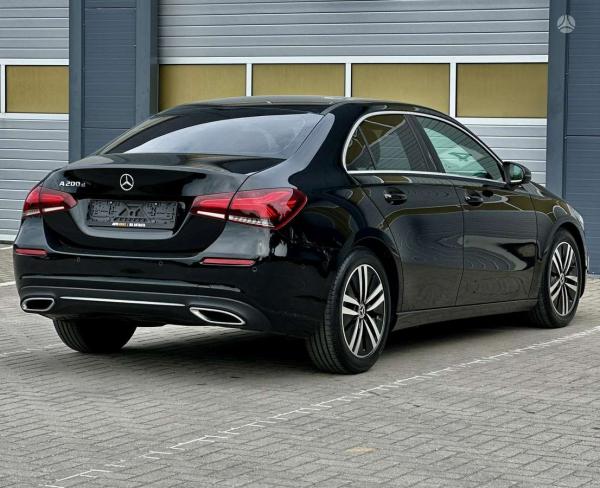 Black Mercedes-Benz A 200 2022 in Kretinga, with an engine capacity of 2.00 L and mileage of 106 thousand km for 21799 €, photo 9 on AUTOMOTO.COM.LV