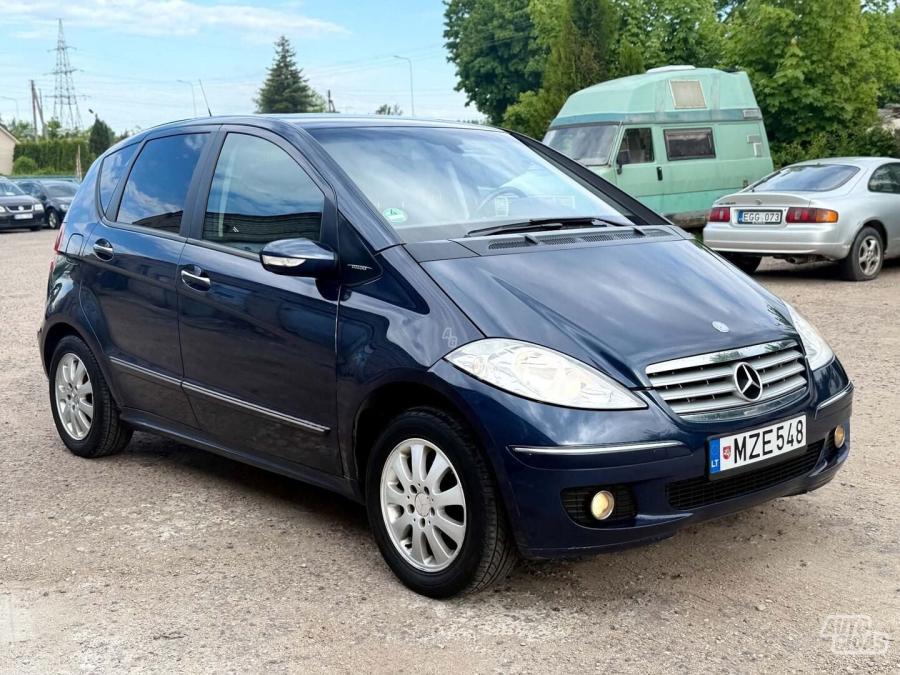 Blue Mercedes-Benz A 200 2005 in Silute, with an engine capacity of 2.00 L and mileage of 252 thousand km for 1150 €, photo 3 on AUTOMOTO.COM.LV