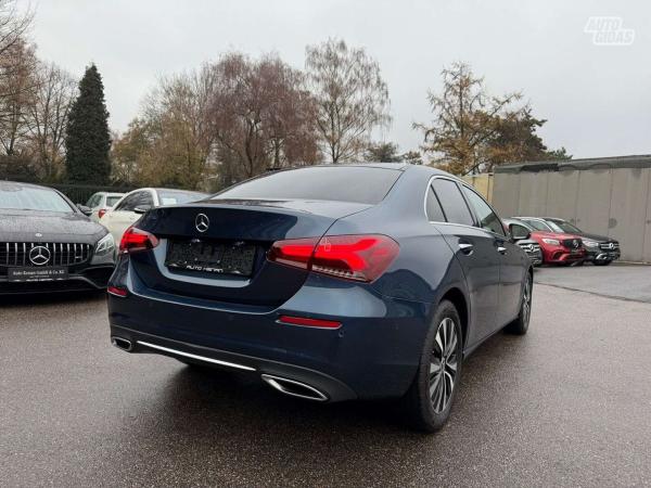 Blue Mercedes-Benz A 200 2021 in Kaunas, with an engine capacity of 1.30 L and mileage of 22 thousand km for 29486 €, photo 5 on AUTOMOTO.COM.LV