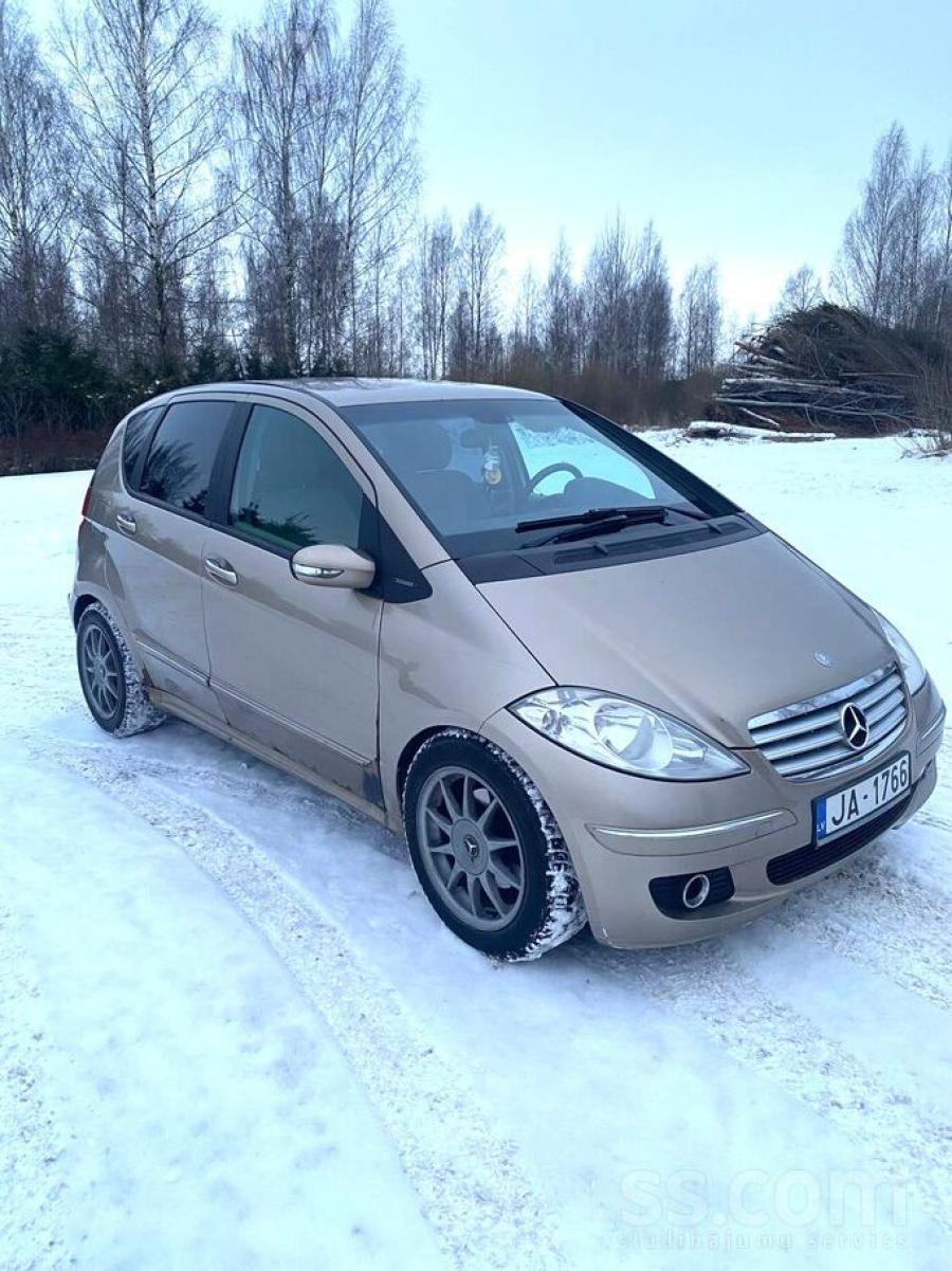 Brown Mercedes-Benz A 200 2006 in Jelgava, with an engine capacity of 2.00 L and mileage of 352 thousand km for 1400 €, photo 1 on AUTOMOTO.COM.LV