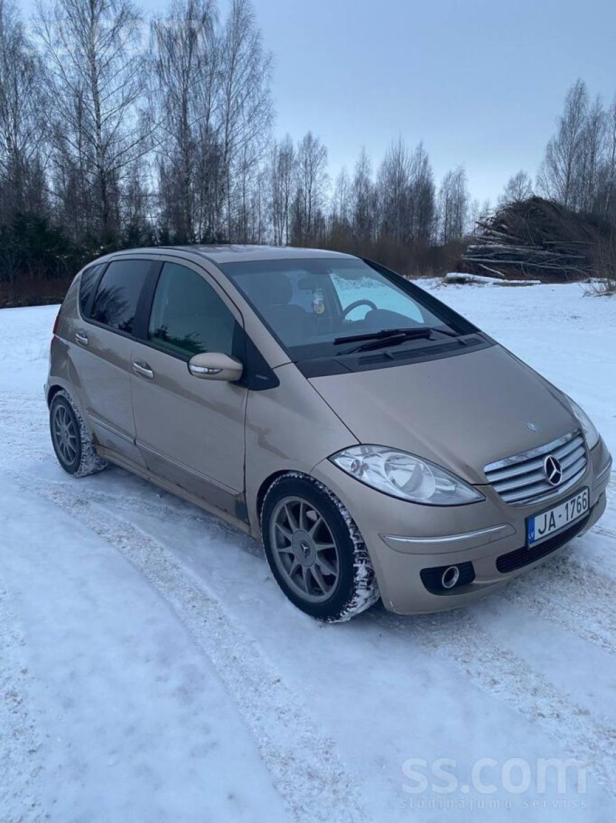 Brown Mercedes-Benz A 200 2006 in Jelgava, with an engine capacity of 2.00 L and mileage of 354 thousand km for 1150 €, photo 1 on AUTOMOTO.COM.LV