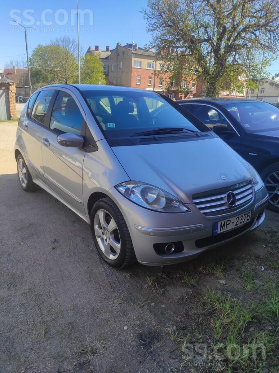 Grey Mercedes-Benz A 200 2007 in Liepaja, with an engine capacity of 2.00 L and mileage of 264 thousand km for 3200 €, photo 2 on AUTOMOTO.COM.LV