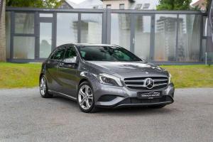 Pelēks Mercedes-Benz A 200 2012 Viļņa, ar dzinēja tilpumu 1.80 L un nobraukumu 152 tūkst. km par 8500 €, foto  vietnē AUTOMOTO.COM.LV
