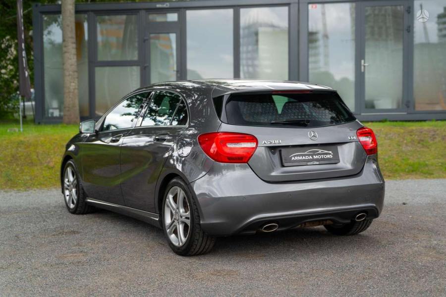 Grey Mercedes-Benz A 200 2012 in Vilnius, with an engine capacity of 1.80 L and mileage of 152 thousand km for 8500 €, photo 13 on AUTOMOTO.COM.LV