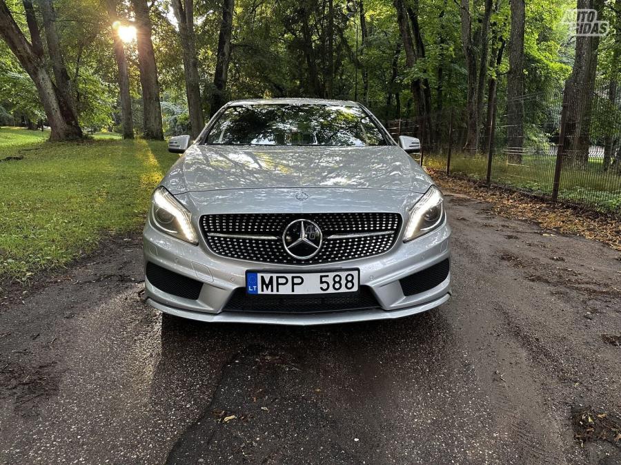 Pelēks Mercedes-Benz A 200 2013 Viļņa, ar dzinēja tilpumu 1.80 L un nobraukumu 203 tūkst. km par 8000 €, foto 3 vietnē AUTOMOTO.COM.LV