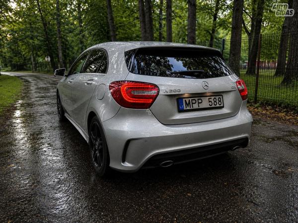 Pelēks Mercedes-Benz A 200 2013 Viļņa, ar dzinēja tilpumu 1.80 L un nobraukumu 203 tūkst. km par 8000 €, foto 4 vietnē AUTOMOTO.COM.LV