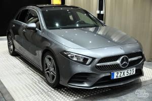 Grey Mercedes-Benz A 200 2018 in Kaunas, with an engine capacity of 0.00 L and mileage of 60 thousand km for 28071 €, photo 6 on AUTOMOTO.COM.LV