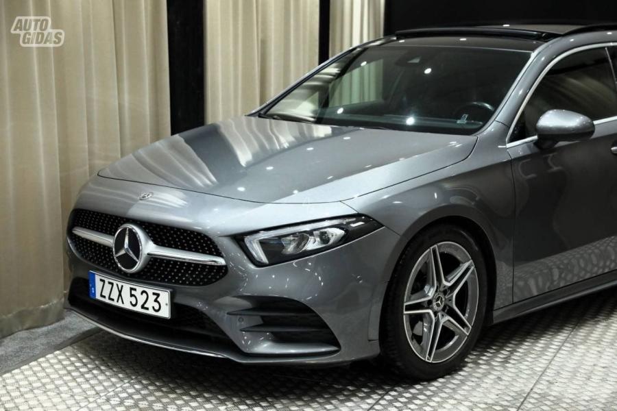 Grey Mercedes-Benz A 200 2018 in Kaunas, with an engine capacity of 0.00 L and mileage of 60 thousand km for 28071 €, photo 8 on AUTOMOTO.COM.LV
