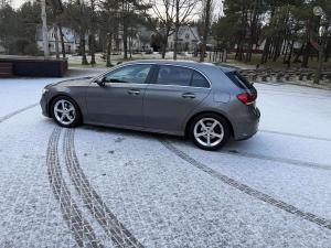Grey Mercedes-Benz A 200 2019 in Taurage, with an engine capacity of 2.00 L and mileage of 110 thousand km for 18500 €, photo 8 on AUTOMOTO.COM.LV