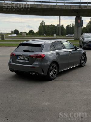 Grey Mercedes-Benz A 200 2019 in Riga, with an engine capacity of 1.30 L and mileage of 103 thousand km for 19900 €, photo 5 on AUTOMOTO.COM.LV