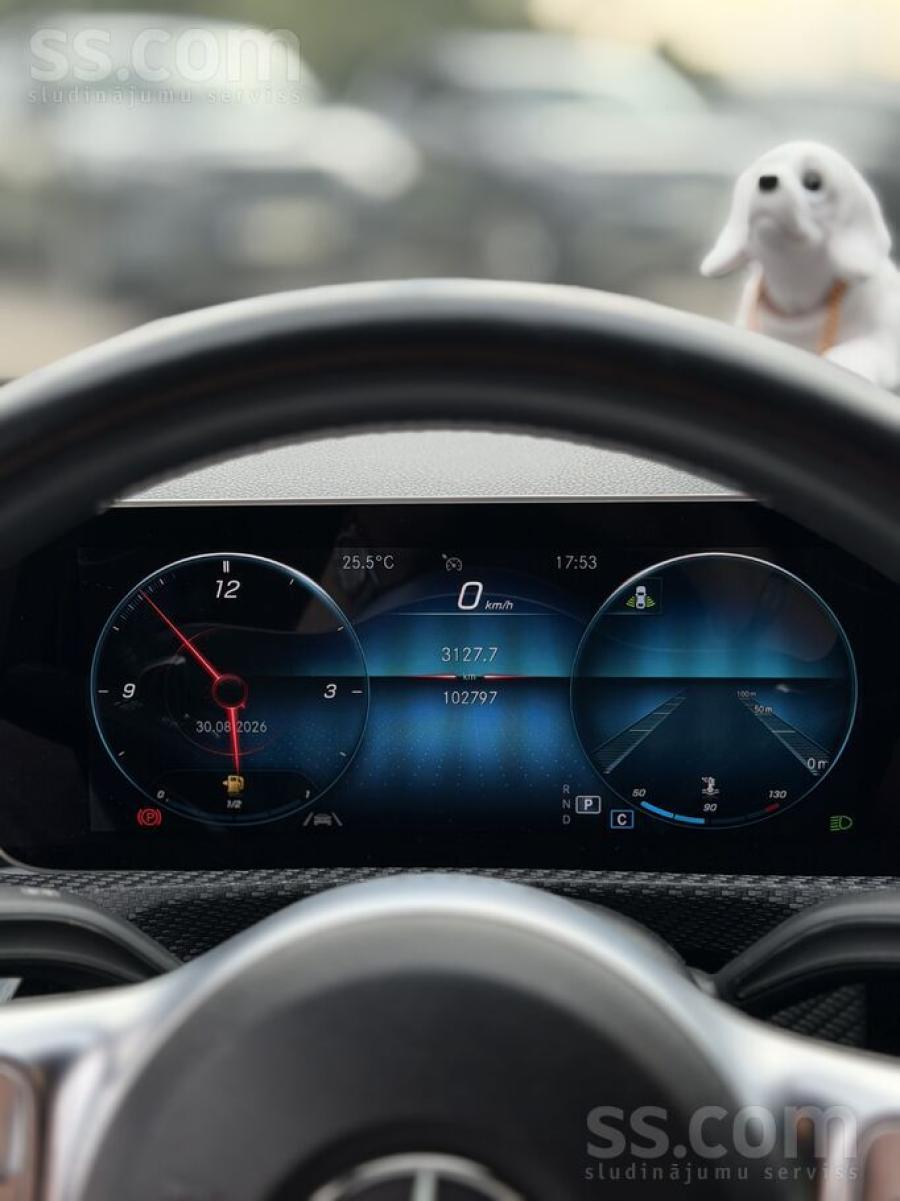 Grey Mercedes-Benz A 200 2019 in Riga, with an engine capacity of 1.30 L and mileage of 103 thousand km for 19900 €, photo 8 on AUTOMOTO.COM.LV