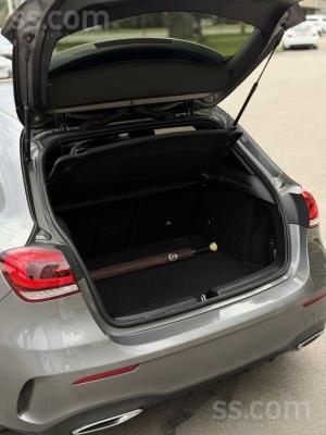 Grey Mercedes-Benz A 200 2019 in Riga, with an engine capacity of 1.30 L and mileage of 103 thousand km for 19900 €, photo 12 on AUTOMOTO.COM.LV