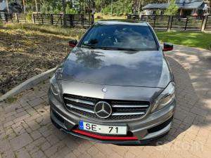 Grey Mercedes-Benz A 200 2014 in Riga, with an engine capacity of 2.00 L and mileage of 230 thousand km for 12500 €, photo 4 on AUTOMOTO.COM.LV